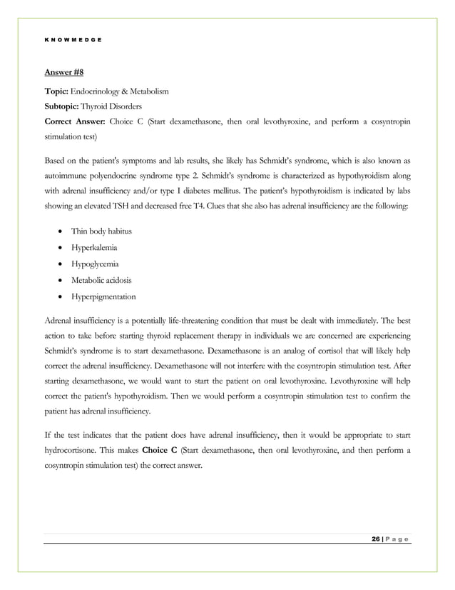 Internal Medicine Practice Questions for ABIM Exam / NBME Internal ...