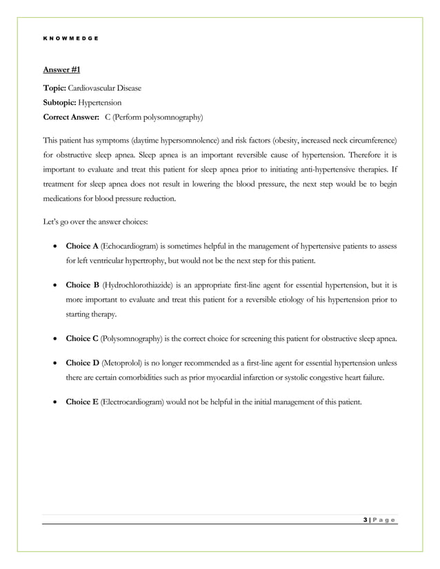Internal Medicine Practice Questions for ABIM Exam / NBME Internal ...