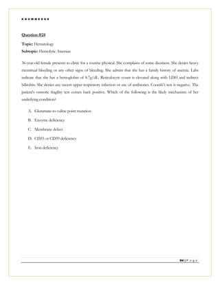 Internal Medicine Practice Questions for ABIM Exam / NBME Internal ...