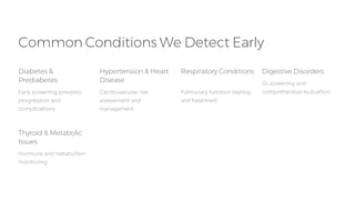 Internal Medicine’s Role in Early Diagnosis and Disease Prevention | PDF