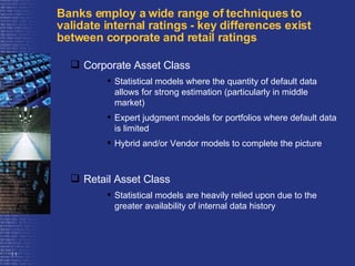 Internal Ratings Validations | PPT