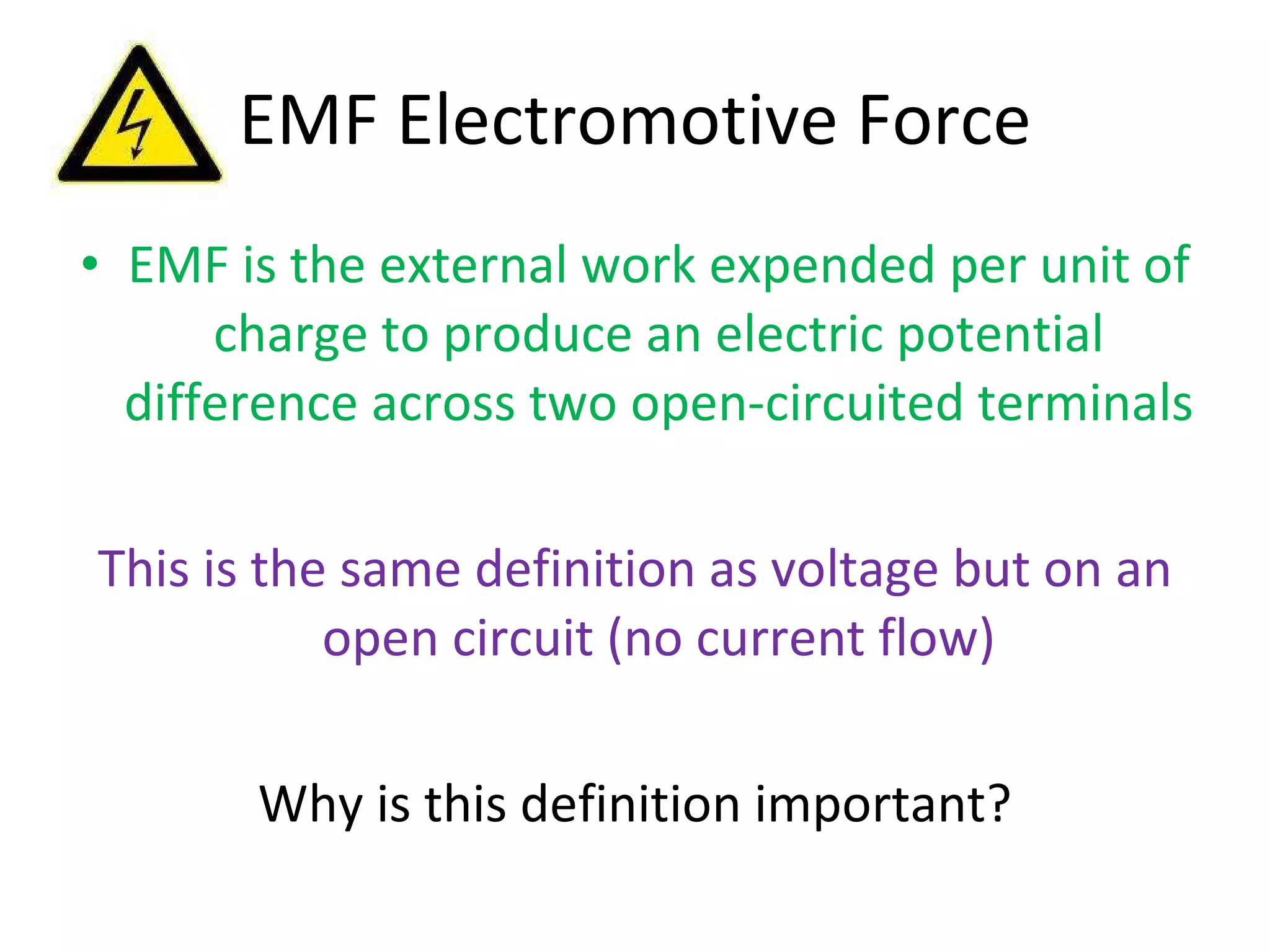 Internal Resistance, EMF and Oscilloscopes.ppt | Consumer Electronics | Technology & Computing