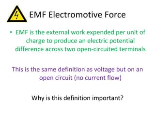 Internal Resistance, EMF and Oscilloscopes.ppt | Consumer Electronics ...
