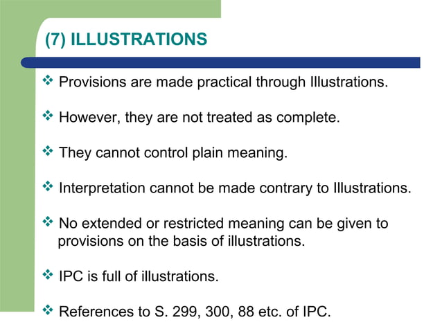 Internal aids to interpretation of law | PPT | Law