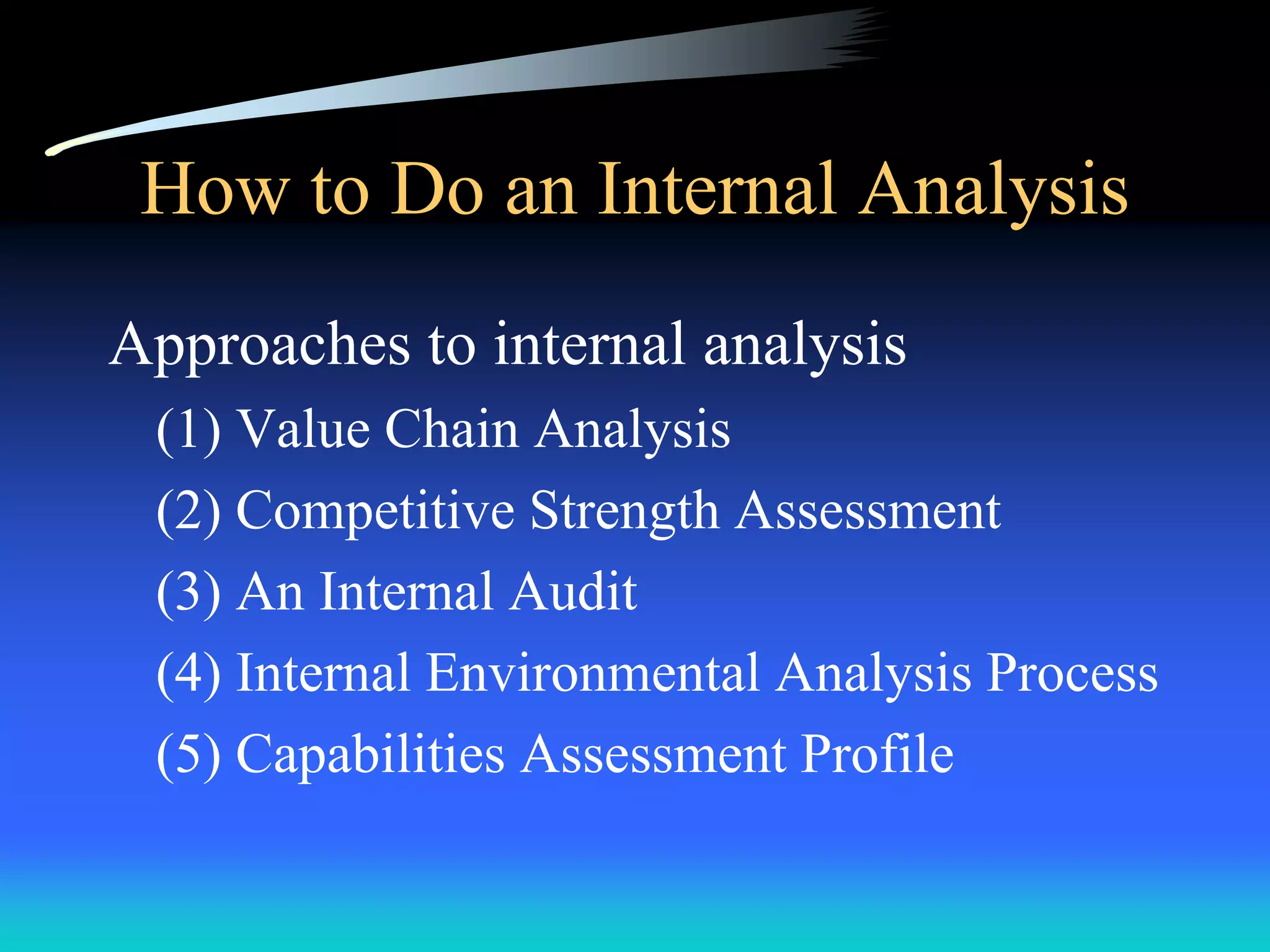 Internal analysis | PPT