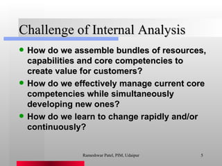 Internal Analysis Competencies. | PPT