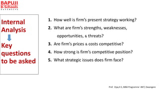 Internal analysis strategic management | PPTX