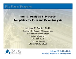 Internal analysis in practice | PDF