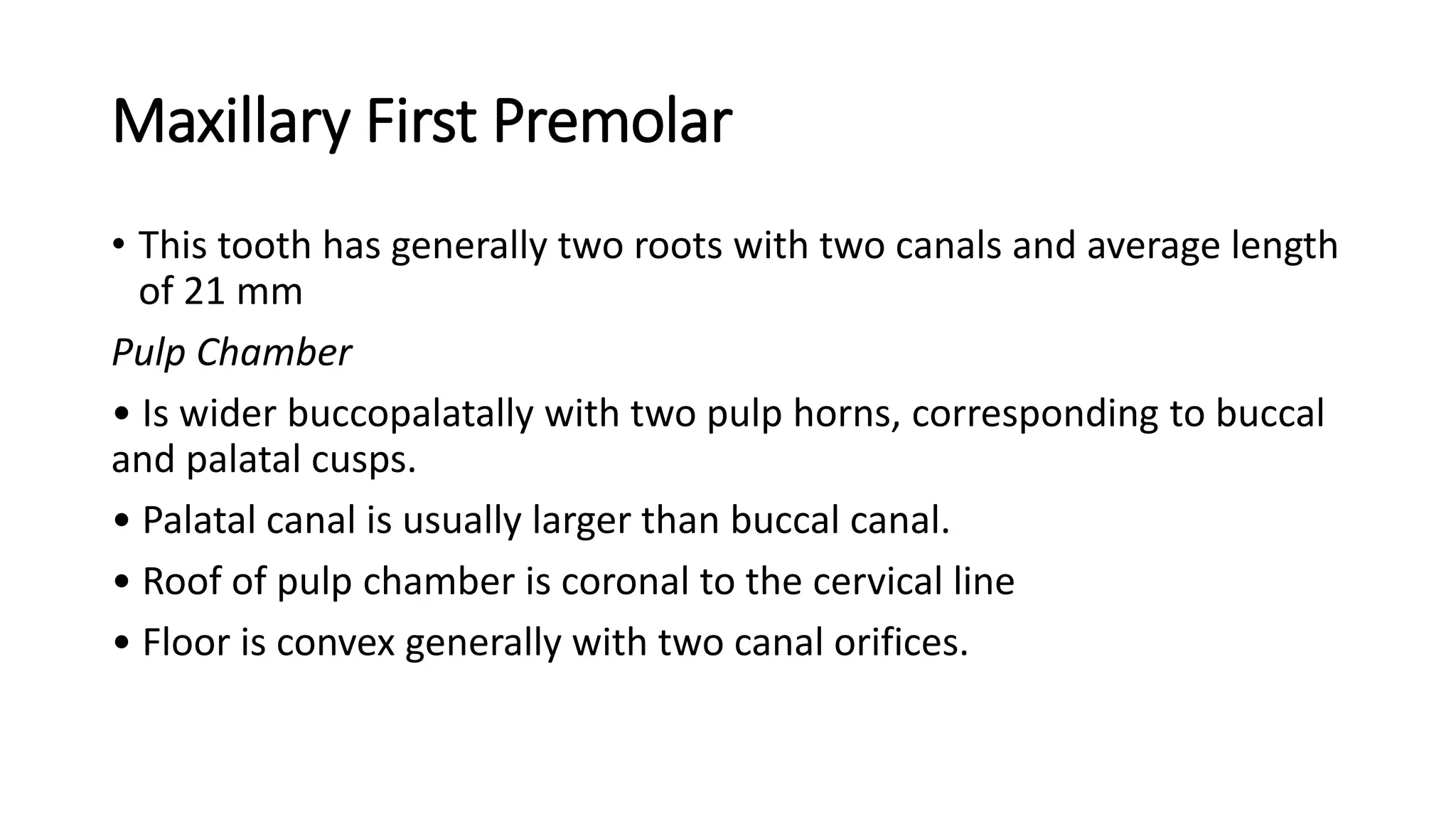 Internal anatomy of each tooth | PPTX