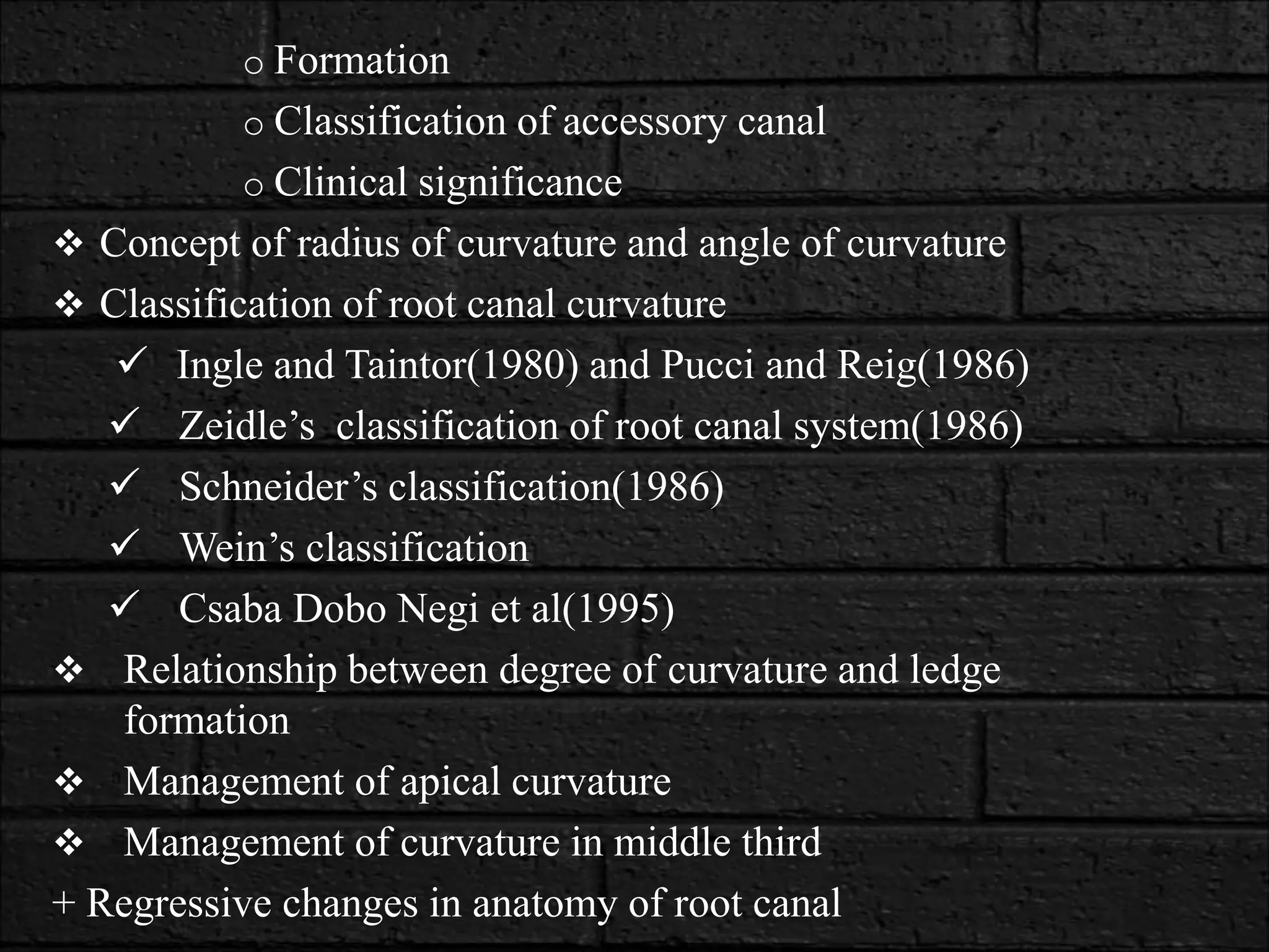 Internal anatomy of pulp space | PPT