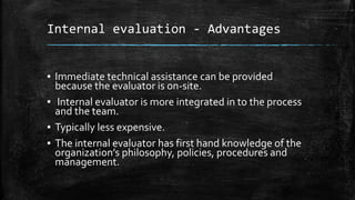 Internal and external | PPTX | Education