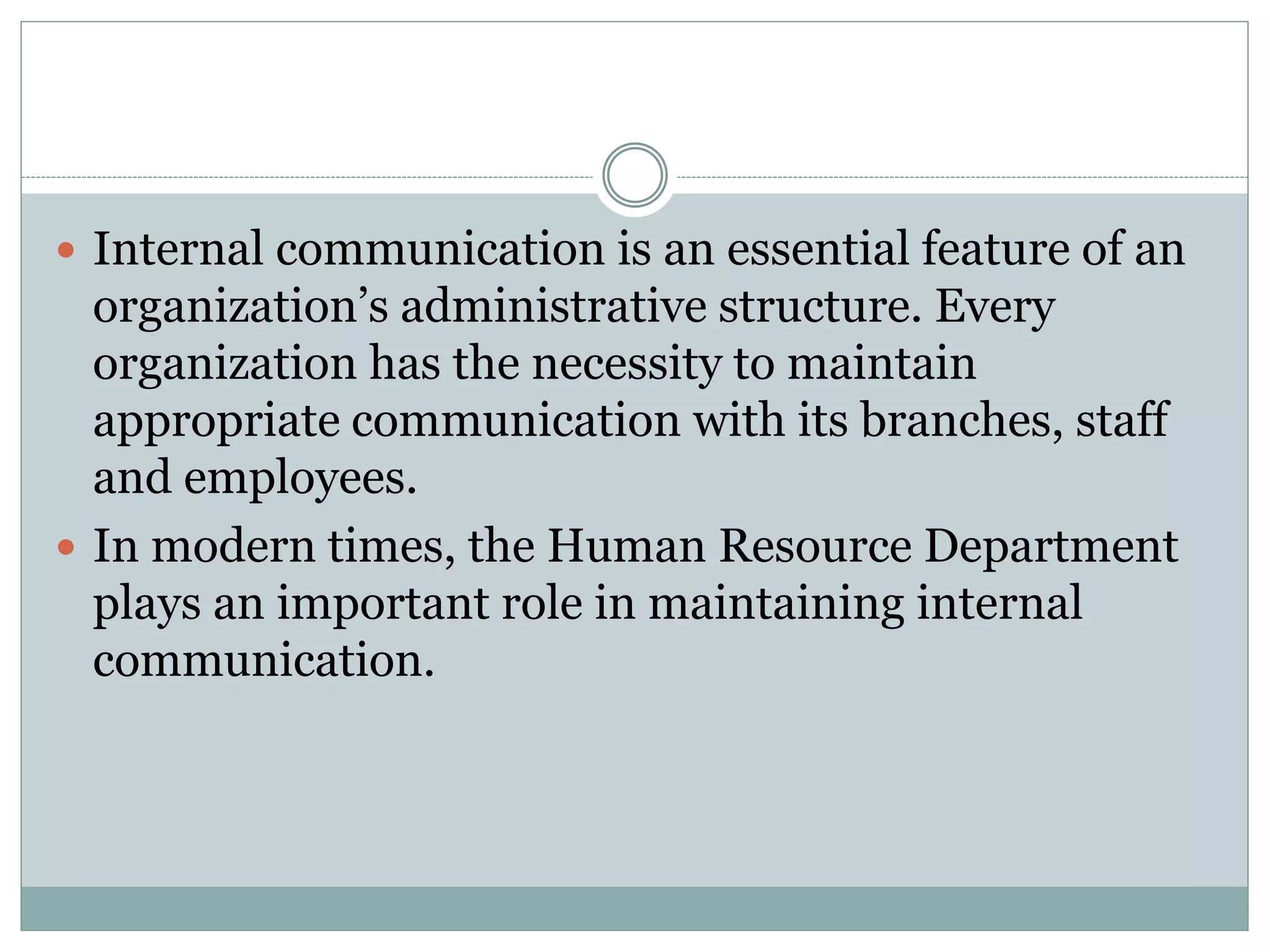 Internal and external communication by aijaz aryan | PPT