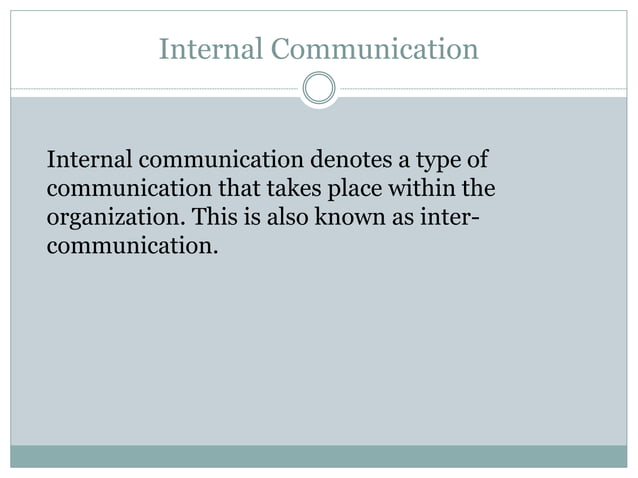 Internal and external communication by aijaz aryan | PPT