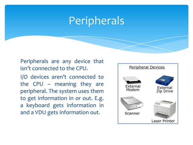 Internal and external hardware components of a computer | PPTX ...