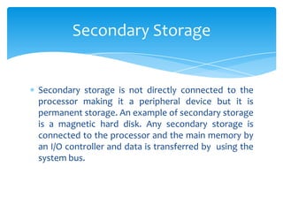 Internal and external hardware components of a computer | PPTX