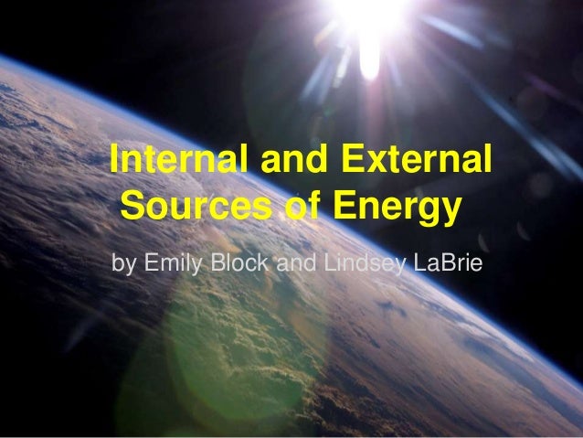 Chapter 14 Life Science Internal and External Sources of Energy