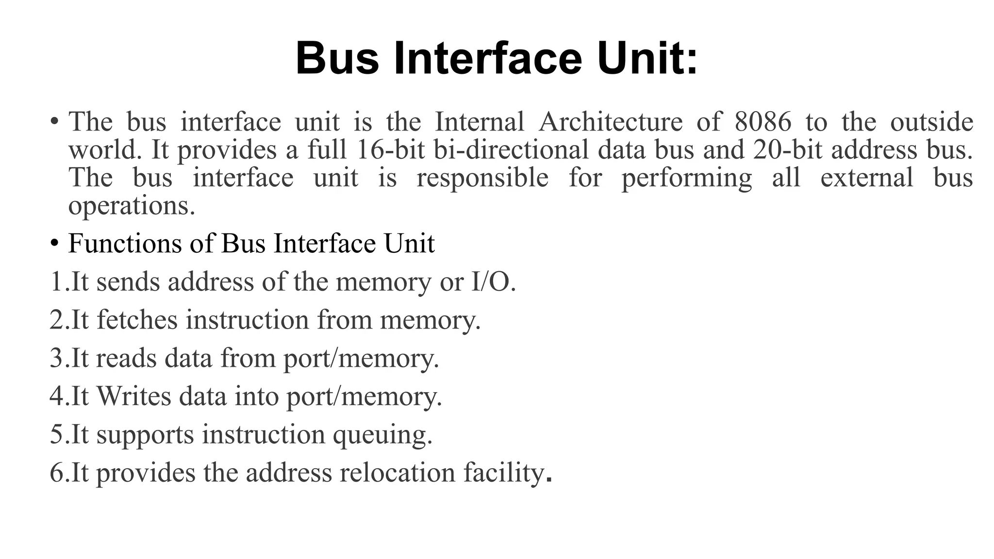 Internal Architecture of 8086| msbte sem 4 microprocessor | PPTX