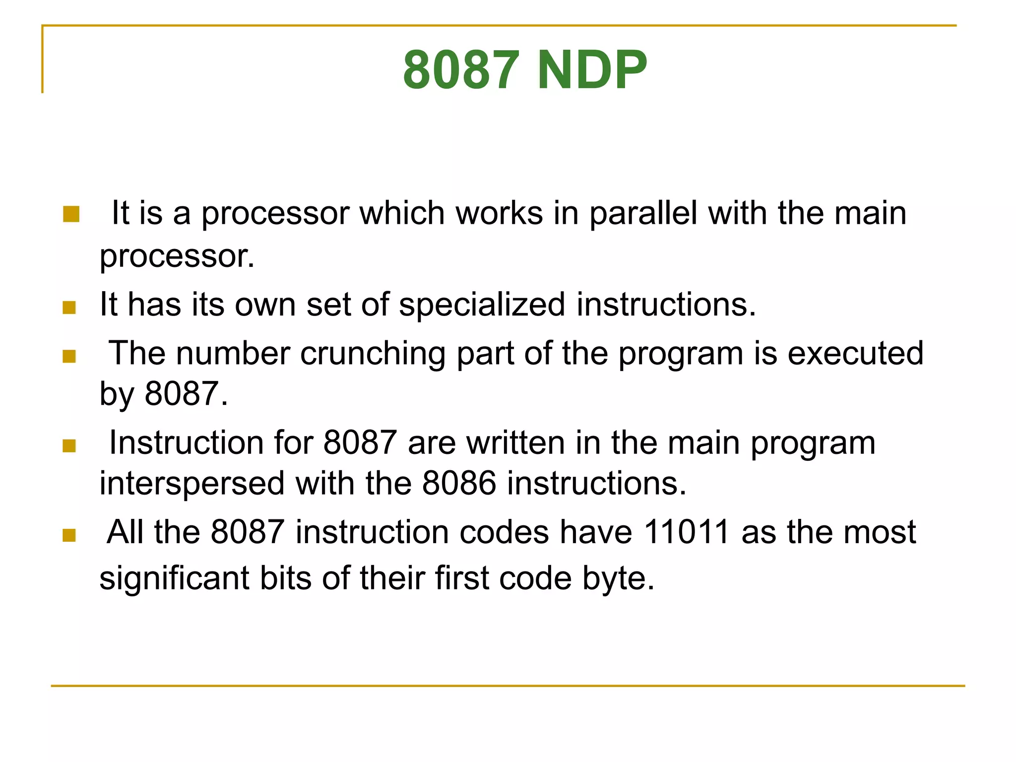 Internal architecture of 8087.ppt