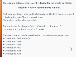 Internal assessement in ib ppt for students | PPTX | Resume Writing and ...