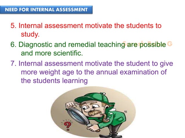 Internal Assessment in Education | PPTX