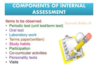 Internal Assessment in Education | PPTX