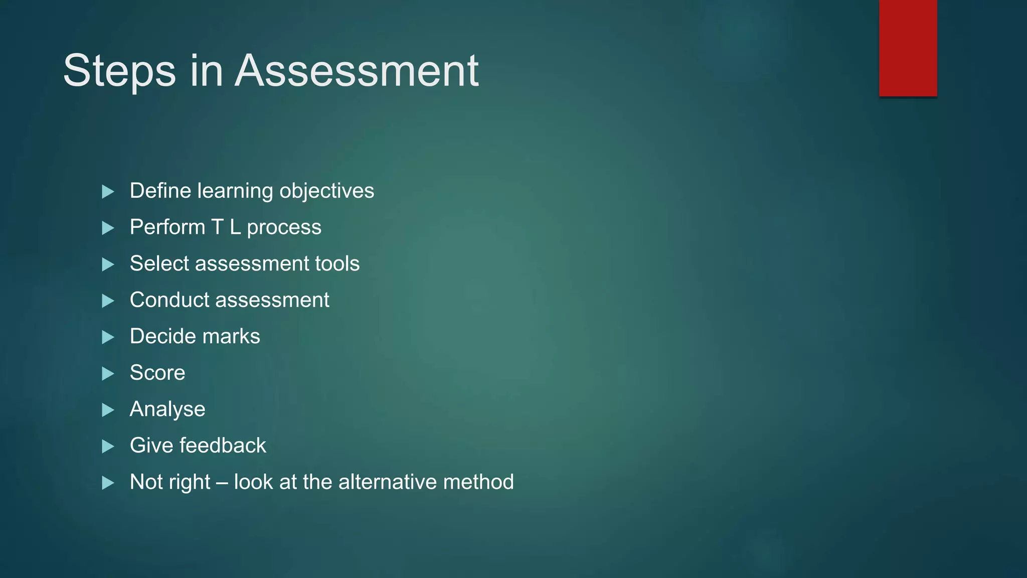 Internal assessment & formative assessment | PPTX