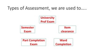 Internal assessment & formative assessment | PPTX