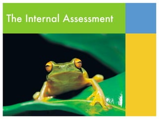 Internal assessment moderation | PPT