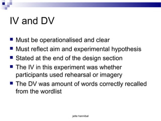 Internal assessment presentation psychology | PPT