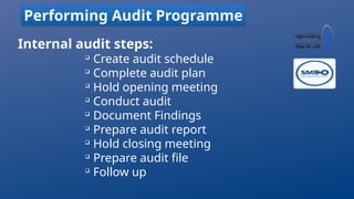 Internal audit of ISO 9001 Quality management system.pptx