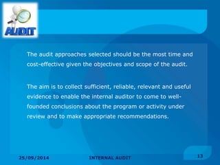 Internal audit and document retention | PPTX