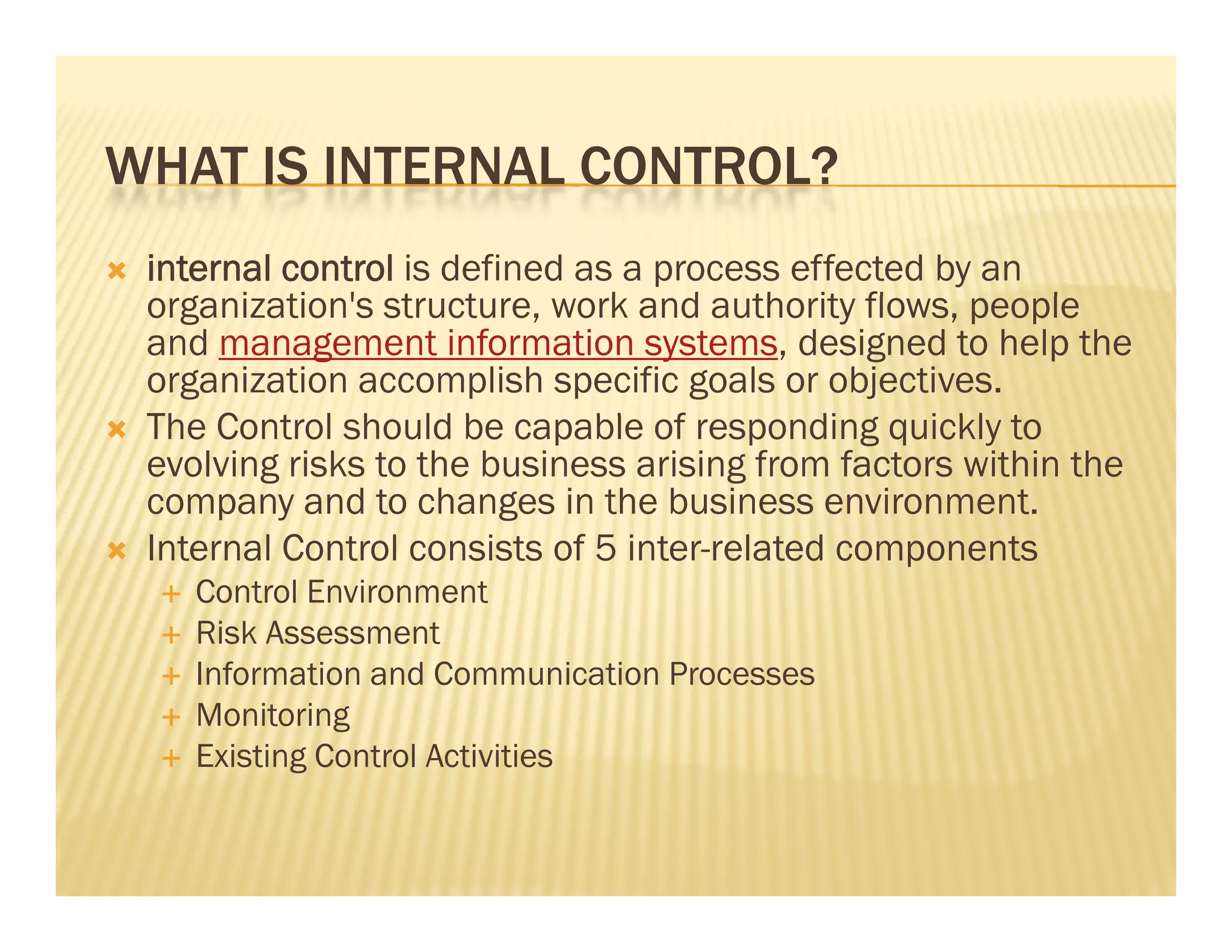 Internal Audit And Internal Control Presentation Leo Wachira | PPT
