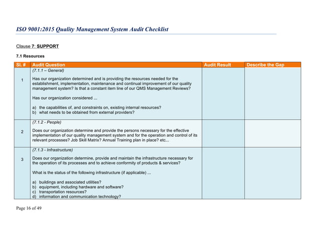 Internal Audit Checklist__For ISO 9001_2015_.pdf | Business Accounting ...
