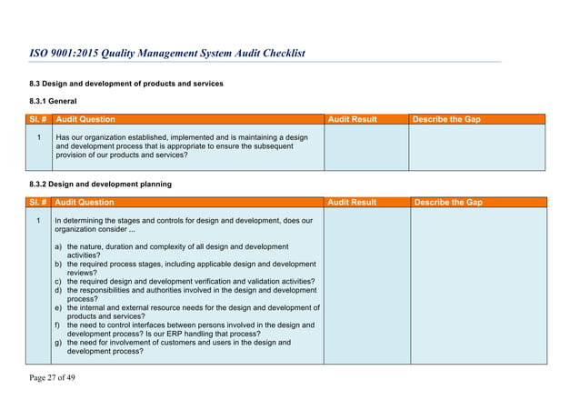 Internal Audit Checklist__For ISO 9001_2015_.pdf | Business Accounting ...