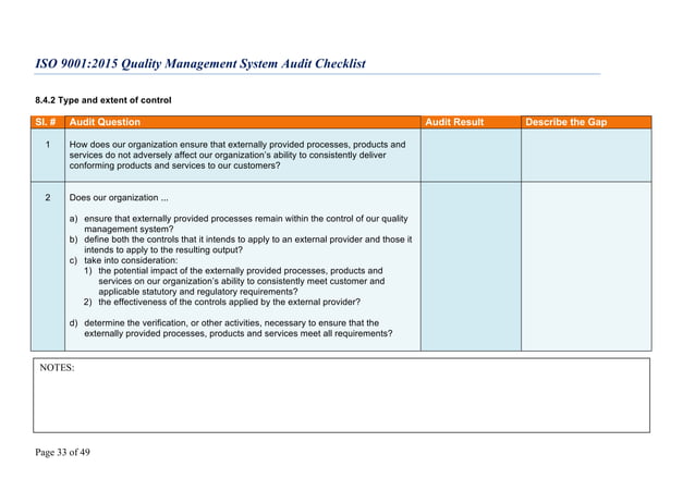 Internal Audit Checklist__For ISO 9001_2015_.pdf | Business Accounting ...