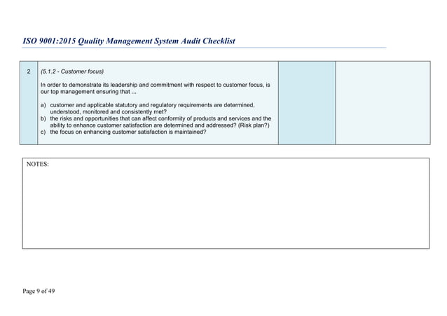 Internal Audit Checklist__For ISO 9001_2015_.pdf | Business Accounting ...