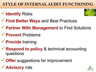 Internal audit department | PPTX