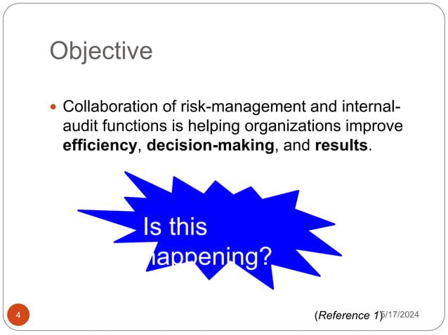 Internal Audit & Enterprise Risk Management.pptx | Business Accounting & Finance | Business