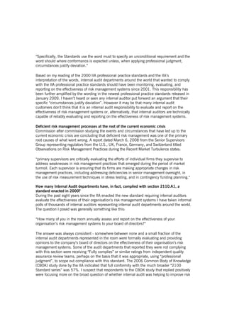 Internal audit failure | PDF