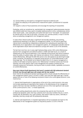 Internal audit failure | PDF