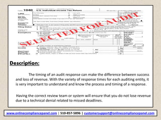 Internal auditing and audit response letter | PPT