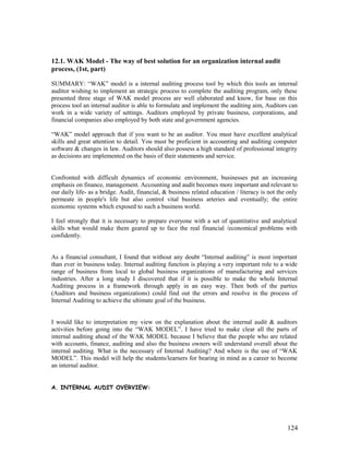 Internal auditing for “one & all” (second edition) | PDF | Business ...