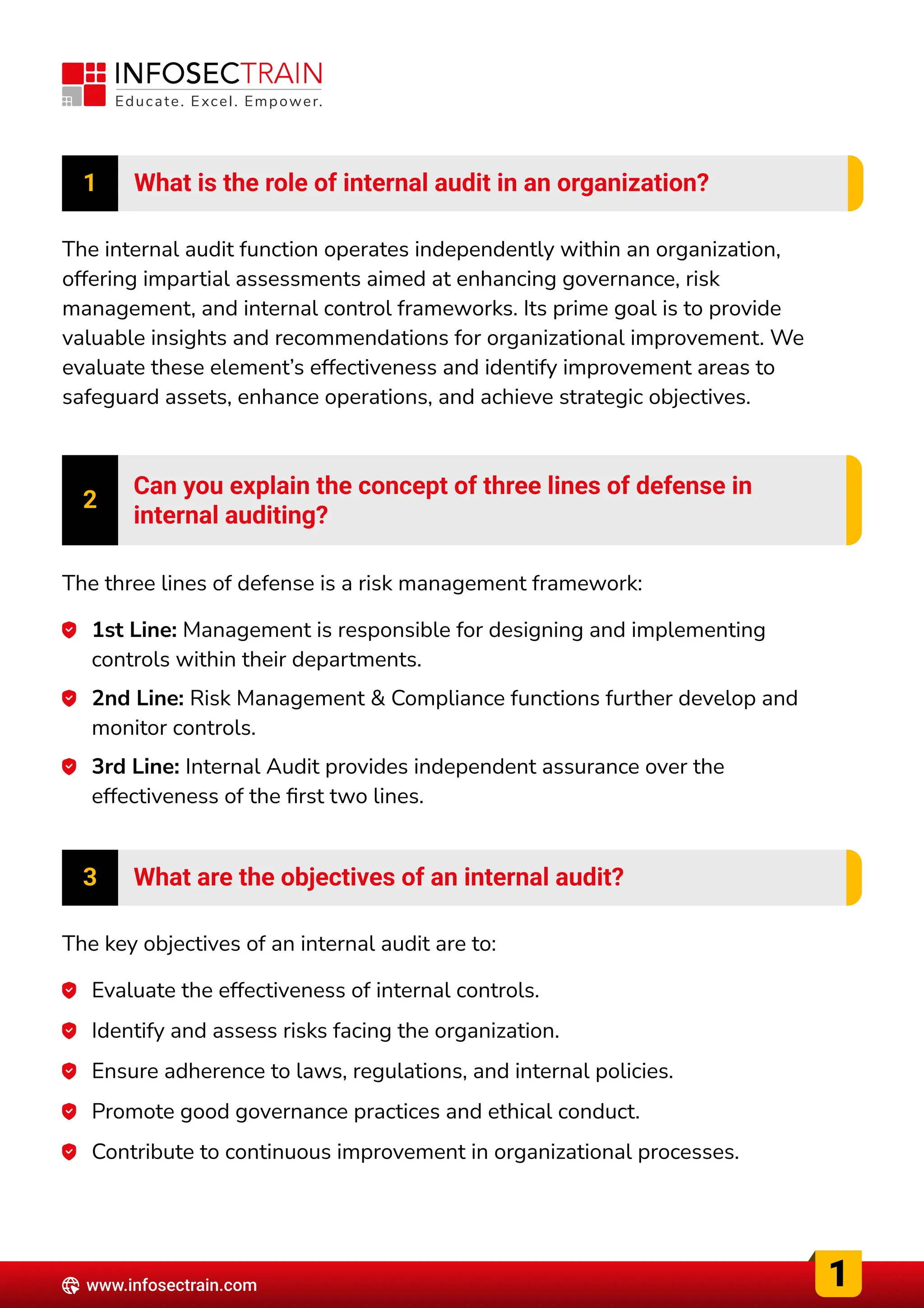 Internal Audit Interview Questions and Answers | PDF