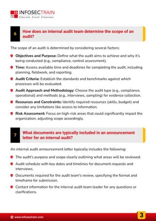 Internal Audit Interview Questions and Answers | PDF