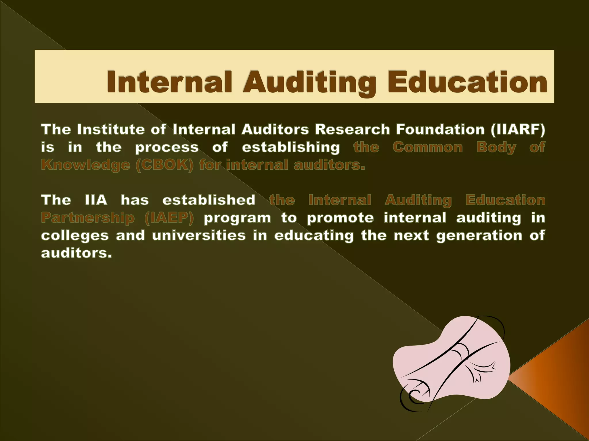 Internal auditors roles and responsibilities | PDF