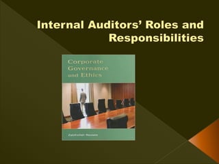 Internal auditors roles and responsibilities | PDF