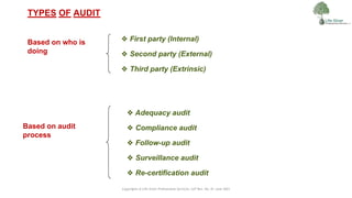 Internal auditors training Course - ISO ,50001 | PDF
