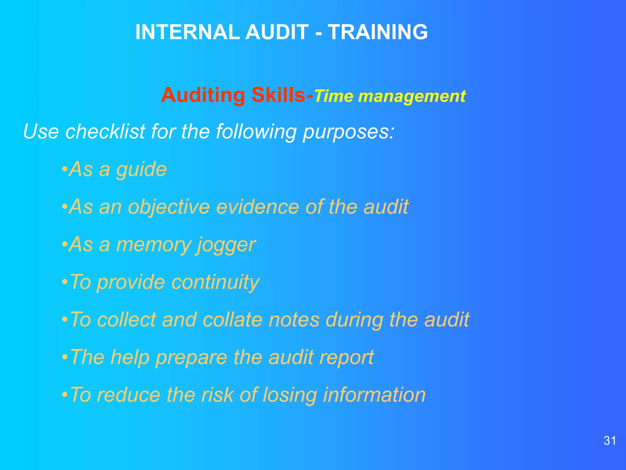 Internal audit program auditor attribute piyush | PPT