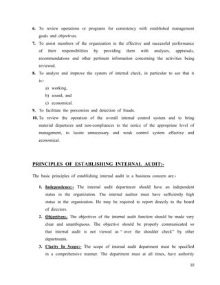 Internal Audit Project | PDF