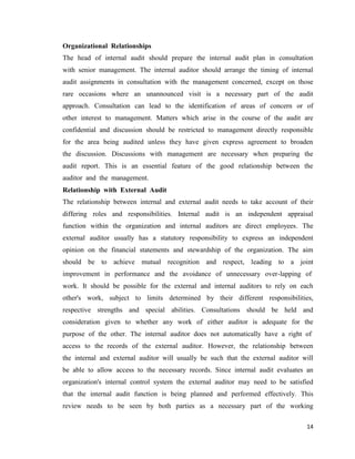 Internal Audit Project | PDF
